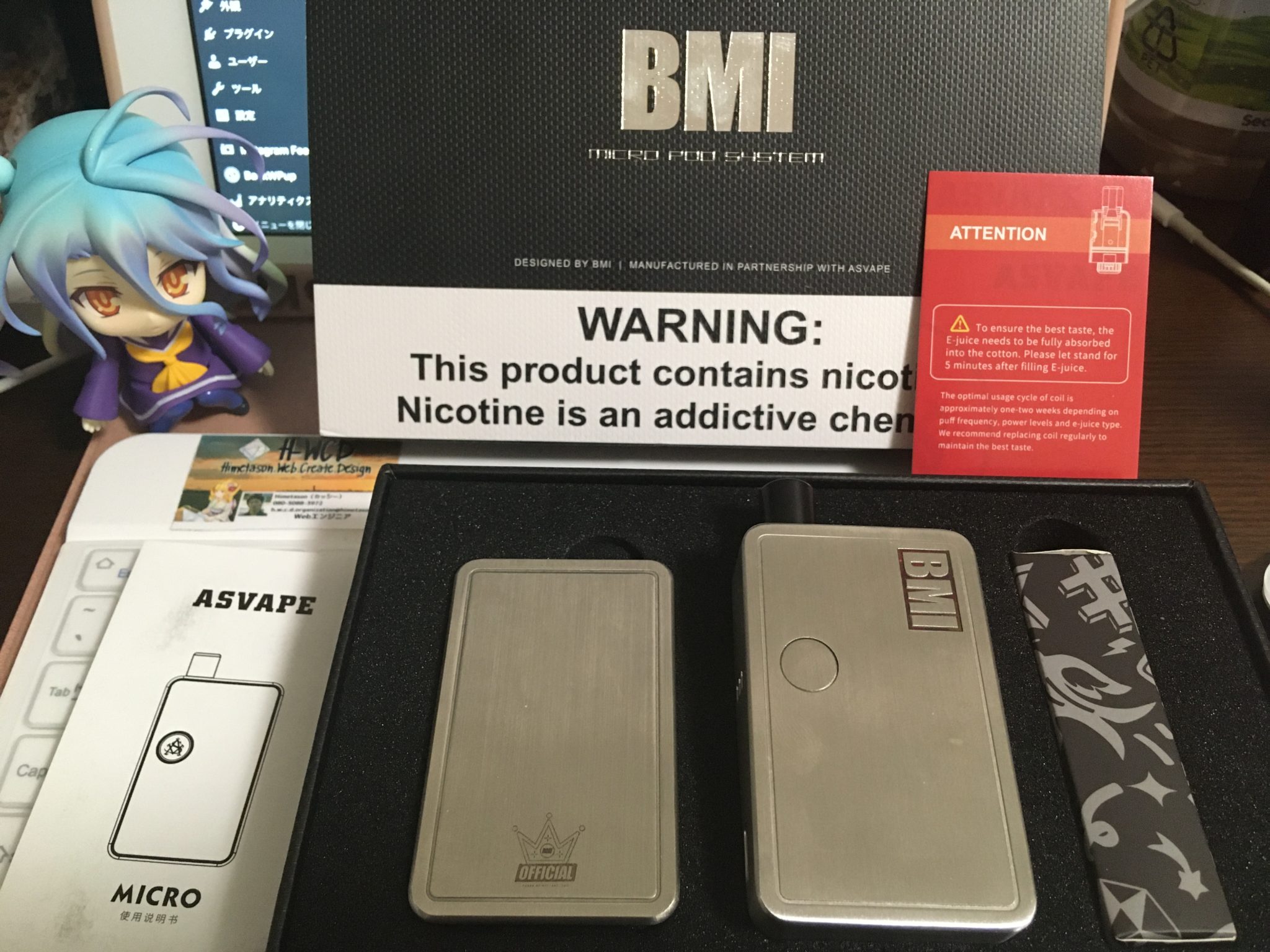 小さなBMI！BMI MICRO POD SYSTEMのプチレビュー – VAPE北海道||公式サイト